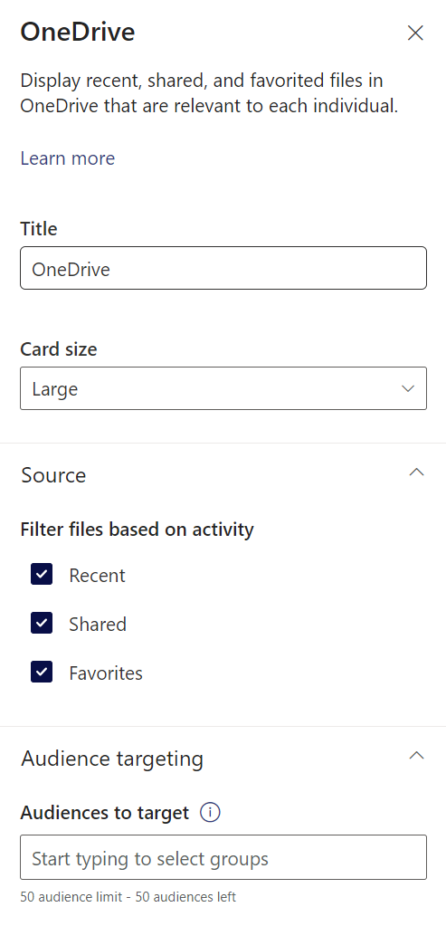 Onedrive Card Joins Viva Connections Everything You Need To Know Hands On Sharepoint